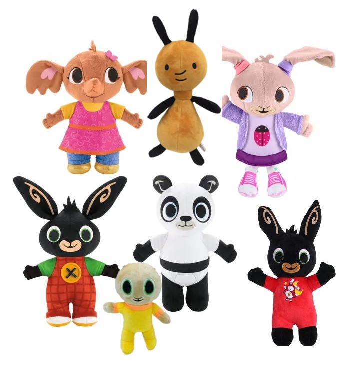 Iepurasul Bing si Prietenii - Set 5 jucarii de plus | Sale4u.ro